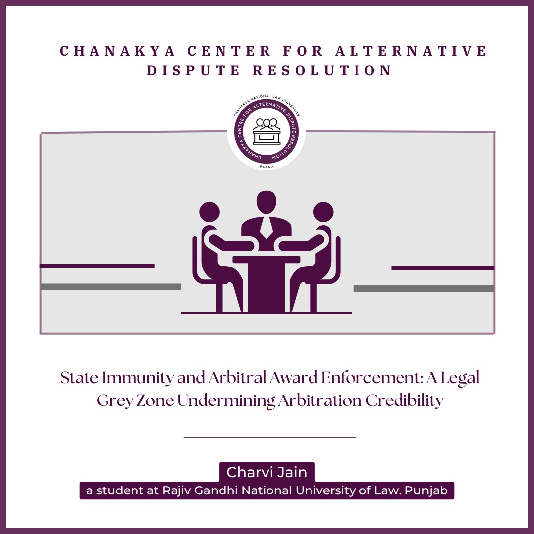 State Immunity & Arbitral Award Enforcement: India's Legal Grey Zone